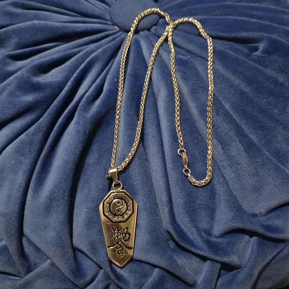 Jewelry | Bagua Pendant Stainless Steel Necklace | Poshmark